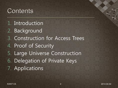 PPT Attribute Based Encryption For Fine Grained Access Control Of Encrypted Data PowerPoint