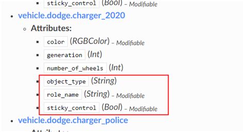 pythonapi actor has empty object type attribute · issue 1993 · carla