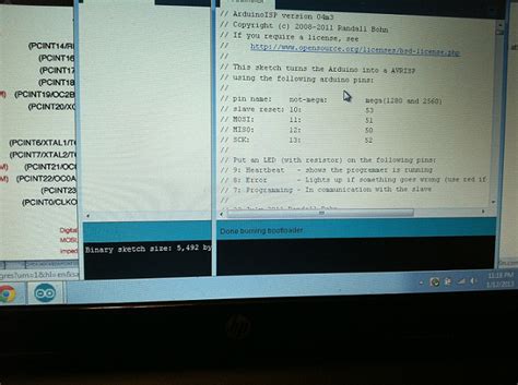 Using Arduino Uno To Burn Bootloader Error Rd Party Boards Arduino Forum