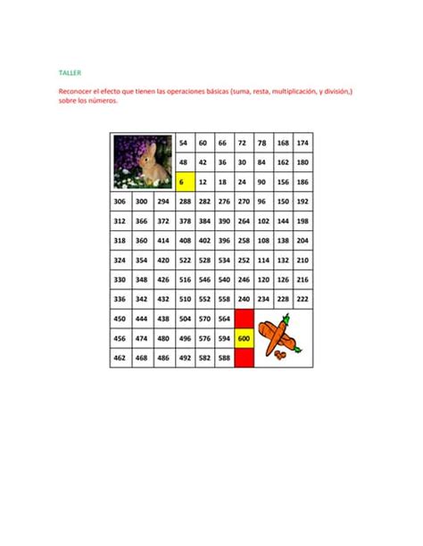 Contar De 6 En 6 Hasta El 600 Pdf
