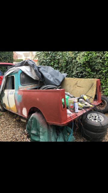 Knackered And Converted Old Mini Pickup
