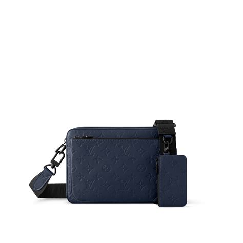 Sac Trio Messenger Cuir Monogram Shadow Sacs De Luxe Homme Louis