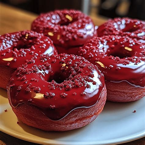 Baked Red Velvet Donuts Recipe Ellie Kitchen