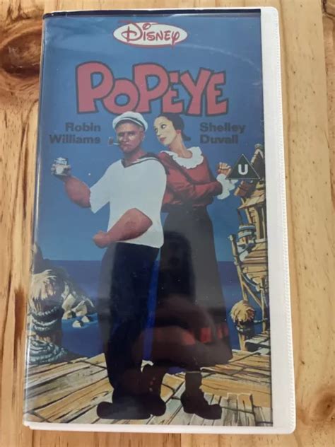 Disney Popeye Vhs Walt Disney Home Video 1981 Robin Williams Shelley