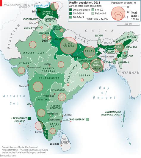 Muslim Population In India Maps On The Web