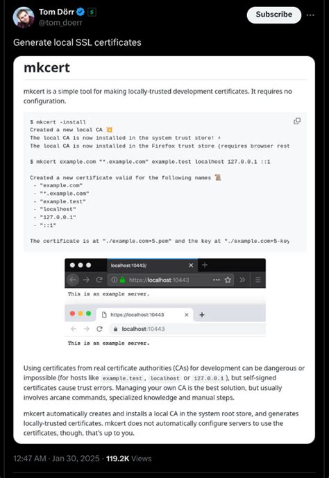 Generate Locally Trusted SSL Certificates With Mkcert Here S How The
