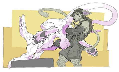 Rule 34 Anal Anal Sex Anthro Balls Big Balls Blush Bone Clothing Domestic Cat Duo Felid Feline