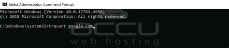 How To Run Tracert Command In Windows System Accuwebhosting