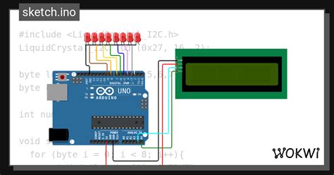 Binary Counter Wokwi Esp32 Stm32 Arduino Simulator