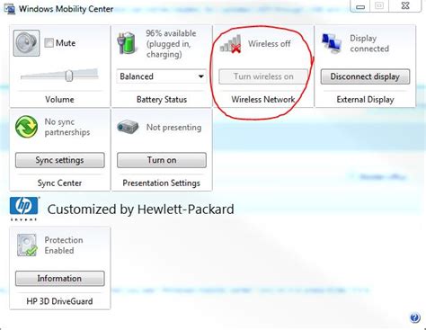 Wireless Capability Is Turned Off And Cannot Turn It On On Page HP Support Community