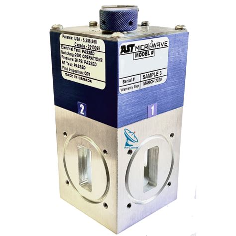 Wr90 X Band Waveguide Switch Av Comm Space And Defence