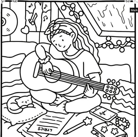 Girl Moments Coloring Book