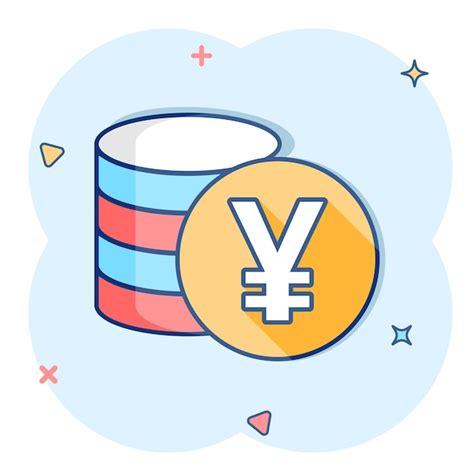 Premium Vector Vector Cartoon Yen Yuan Money Currency Icon In Comic