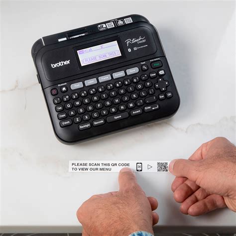 Best Buy Brother P Touch Pt D Bt Wireless Label Printer Black Pt D Bt