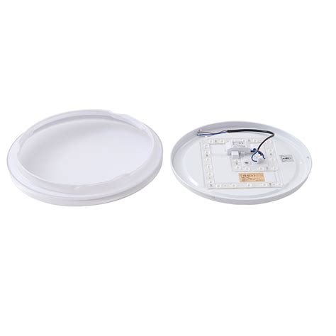 Lindby Plafonnier Led Comora Ø 35 Cm Blanc Ip44 3000k Luminaire Fr