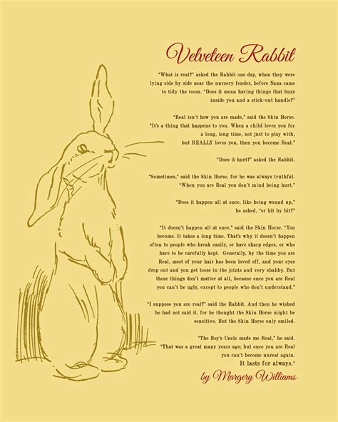 Velveteen Rabbit Quotes Quotesgram