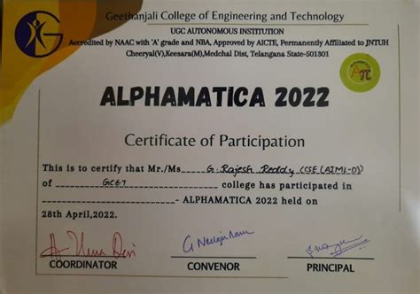 Rajesh Reddy Goguri On Linkedin Achievementunlocked Certificateofparticipation Proudmoment