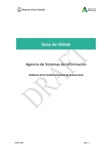 Guía De Gitlab Pdf Control De Versiones Software