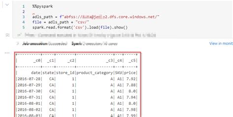 Pyspark From Azure Synapse Readwrite Fromto An Azure Data Lake