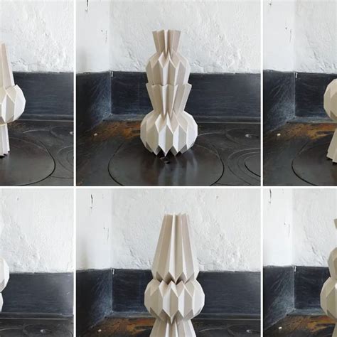 Burmanform On Instagram Paper Vases Paperfold Papperskonst Pappersvikning