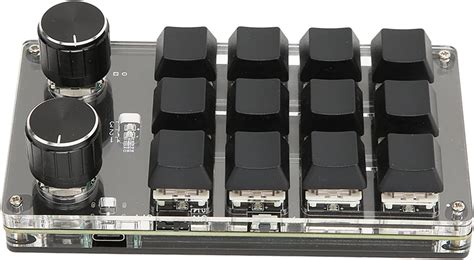 Jectse Mini Macro Keypad Keys Knobs USB OSU DIY Programmable Mechanical Gaming Keyboard