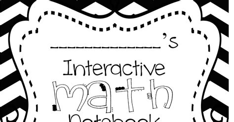 Math Notebook Cover
