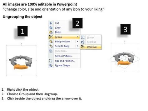 Ppt Arrow Circle Insert Default Graph Chart PowerPoint Stages Templates