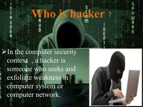 Hacking Presentation Slide PPTX Computing Technology Computing