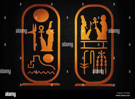 Cartouche Of Ramses Ii From The Exhibition Ramses The Great And The