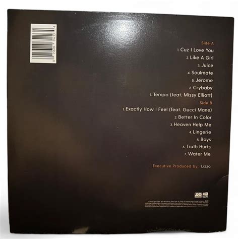 Lizzo Cuz I Love You Black Vinyl • Poster Depop