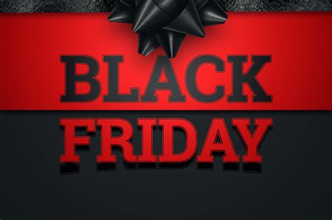 레터링 블랙 프라이데이 세일 블랙 기프트 리본 빨간색 검은 색 배경에 배너 포스터 로고 3차원 형태에 대한 스톡 사진 및 기타 이미지 Istock