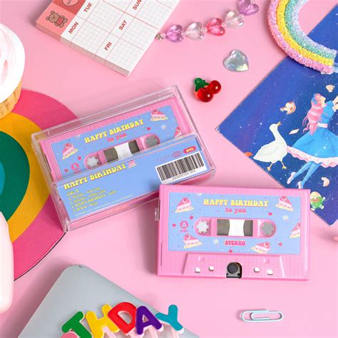 블링몬스터즈 테이프 녹음 생일 카드 어버이날 메시지 축하 어린이집 카드 Hbd Cake 위시버킷