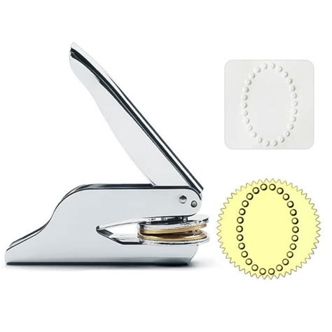 Stainless Steel Seal Embosser For Book Envelope Seal Label