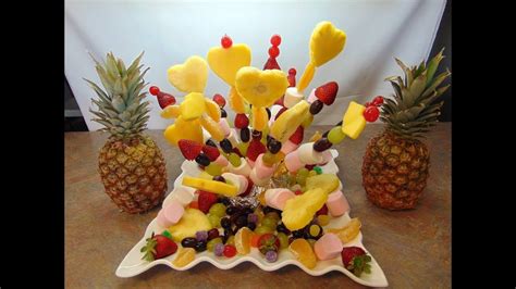 Brochetas De Fruta Youtube