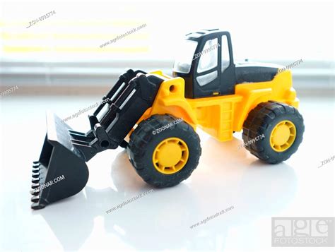 Toy Industrial Vehicle Plastic Wheel Loader Excavator For Earth Moving