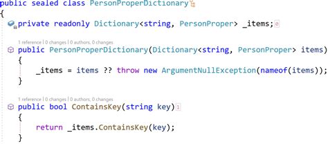 256 seconds with dotnetdave be careful using containskey with