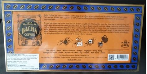 Bacha Coffee Explorer Exp 3years Food And Drinks Beverages On Carousell