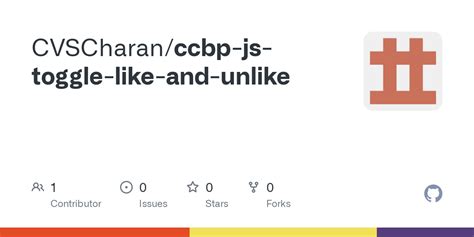 Ccbp Js Toggle Like And Unlikepublicindexhtml At Main · Cvscharan