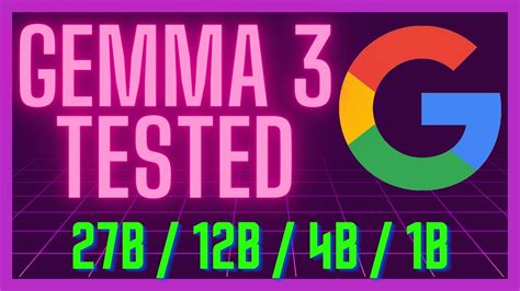 Gemma Models Tested Comparing B B B And B Versions YouTube