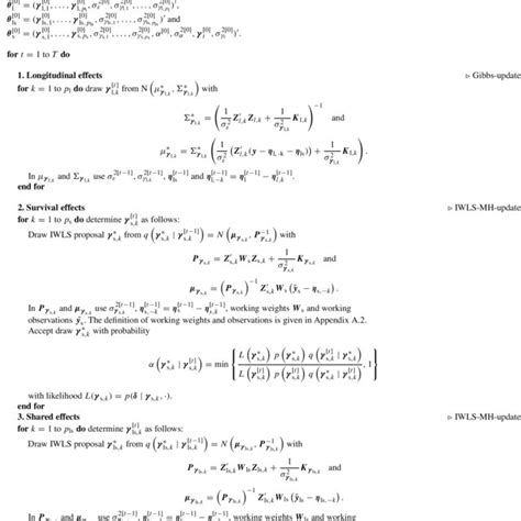 Posterior Estimation Of Structured Piecewise Additive Jont Models Part