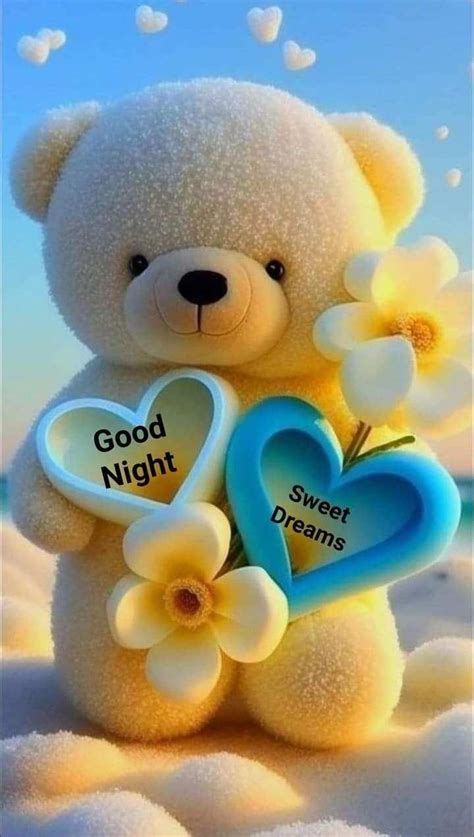 Sweet Dreams Good Night Teddy Bear Image
