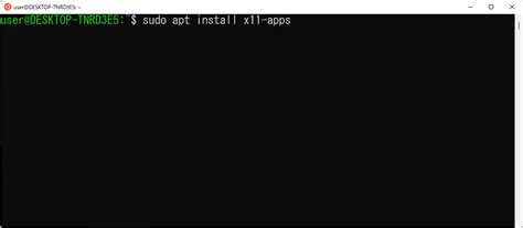 【wsl2】windows11でwslgを試してみた