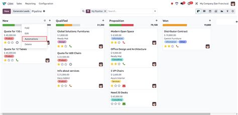 Create Automation Rule In Odoo Crm