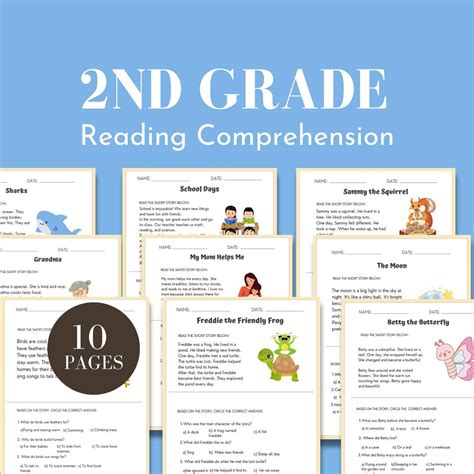 Second Grade Reading Worksheet 1st To 2nd Grade Prep 2nd Grade Reading