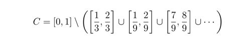 l4 basic topology of r 证明康托尔集无处稠密 csdn博客