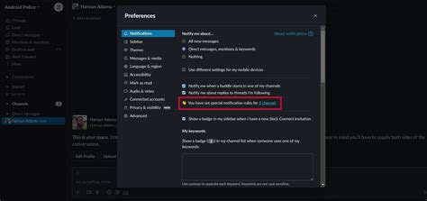 Slack How To Mute Channels