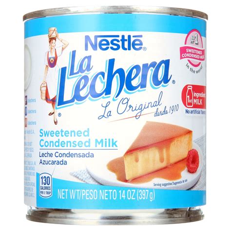 La Lechera Sweetened Condensed Milk For Baking Holiday Dessert 14 Oz Can