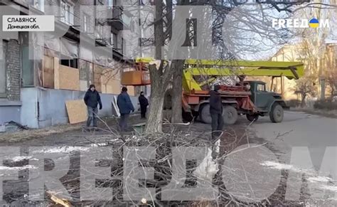 Наслідки російського ракетного удару ліквідовують у Словянську — кадри FreeДОМ ВІДЕО Новости