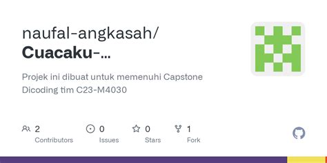 github naufal angkasah cuacaku dicodingcapstone projek ini dibuat