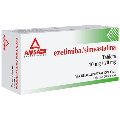 Am Ezetsimva 1020mg C28tab Nva Imagen